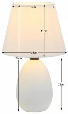 Dětská stolní lampa Qenny typ 12, bílá