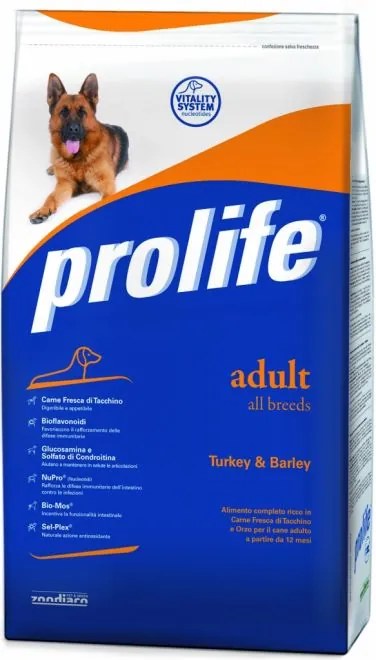 CLUB PROLIFE ADULT TURKEY & BARLEY 15 kg