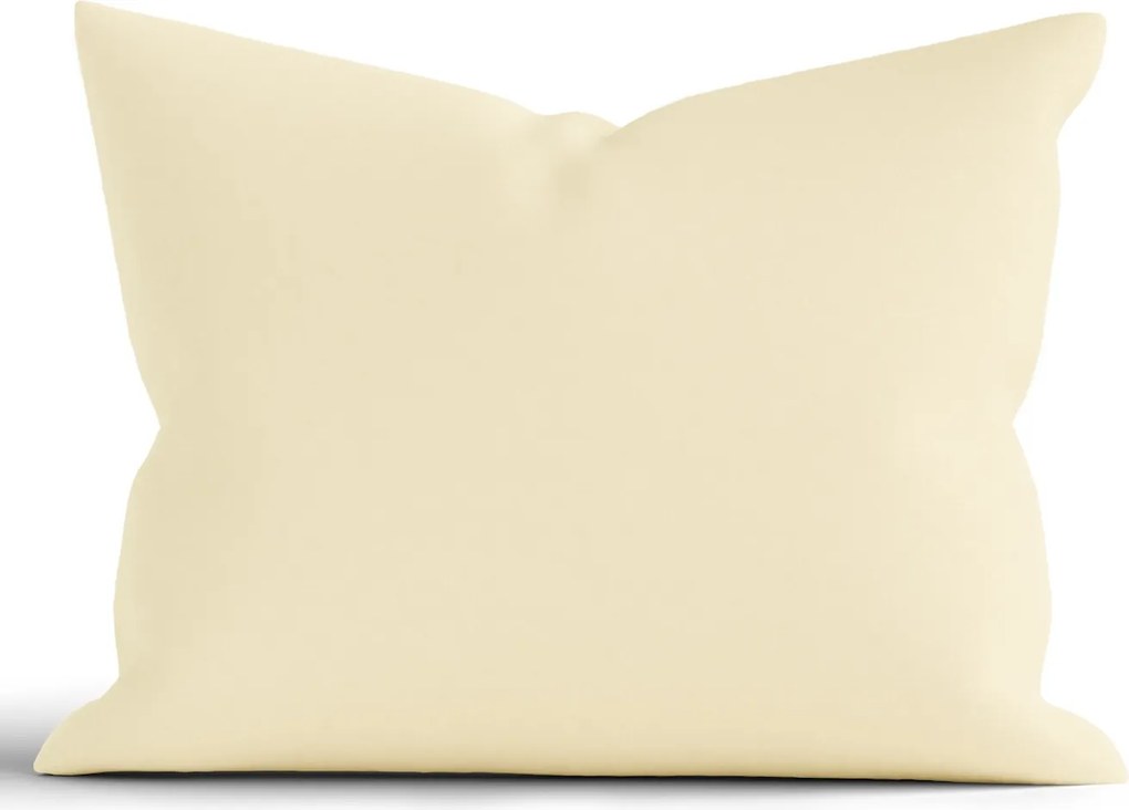 MK Lůžkoviny Bavlněný povlak na polštář Renforcé 40 x 60 cm - Jasmine pastelově žlutá