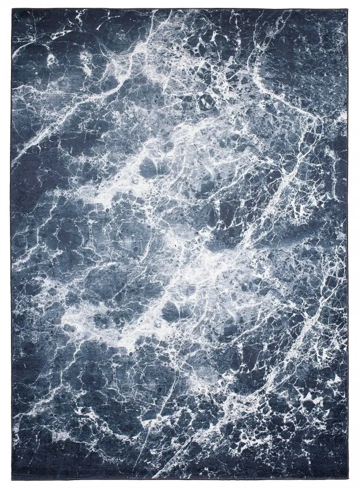 Tmavý módní koberec s abstraktním vzorem Šířka: 160 cm | Délka: 230 cm