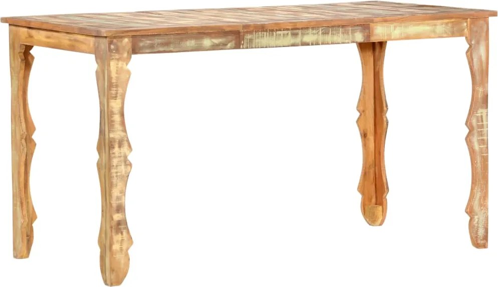 Jídelní stůl 140 x 70 x 76 cm masivní recyklované dřevo 286489