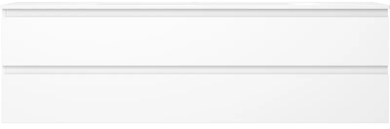 Mexen Orio, koupelnová skříňka 160 cm s umyvadlem Vela, 2 zásuvky, bílá matná, 91A10-16047-2-BFF01-W23M01