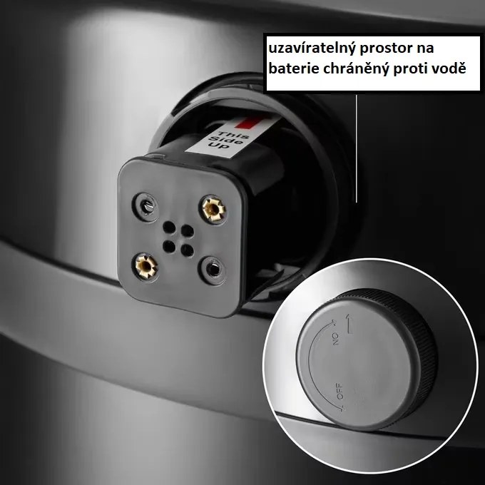 Bezdotykový odpadkový koš 30 l, bílý, nerezová ocel 109761