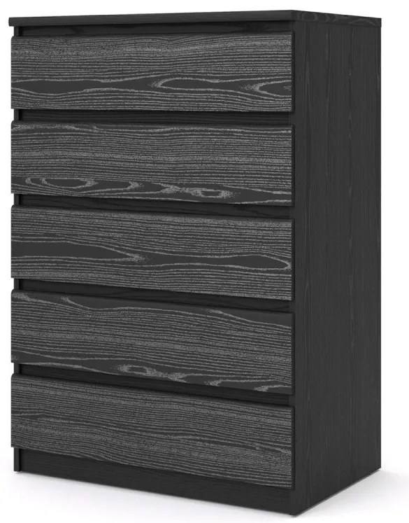 FALCO Komoda Simplicity 297 woodgrain černá