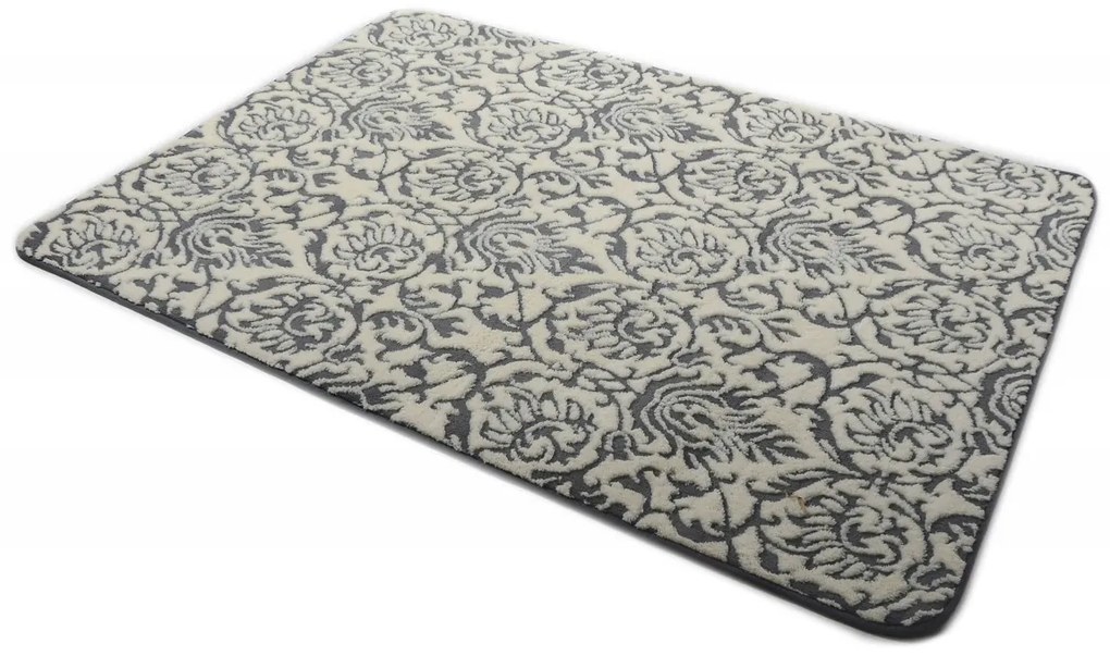 Tutumi Plyšový koberec 3D 140 x 200 cm - BARCELONA šedý