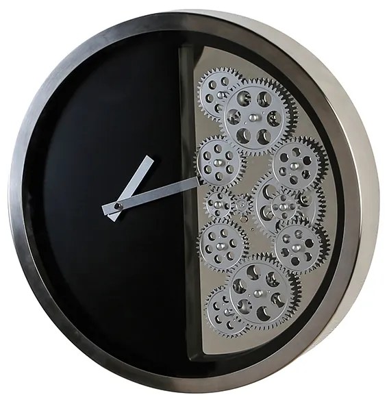 Bighome - Nástenné hodiny GOS 39 cm - čierna