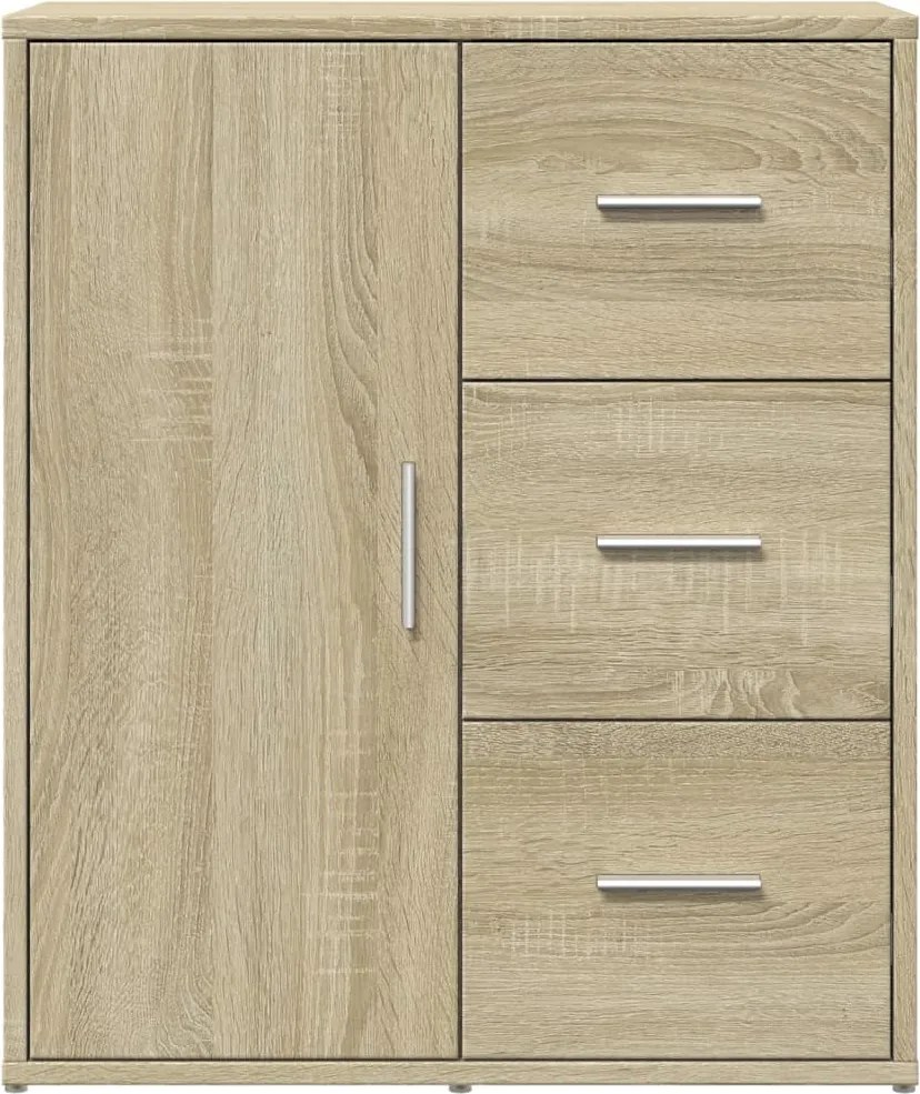 Příborníky 2 ks dub sonoma 60 x 31 x 70 cm kompozitní dřevo 3276555