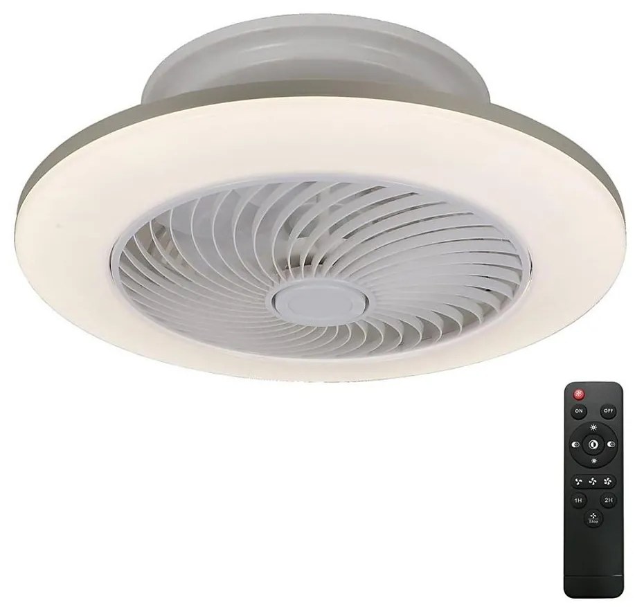 Rabalux 6710-LED Stmívatelné svítidlo s ventilátorem DALFON LED/36W/230V + DO
