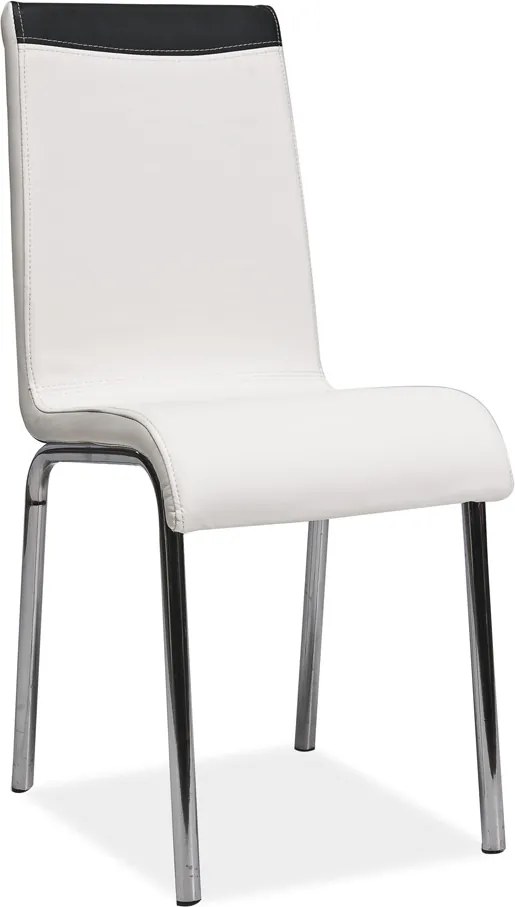 Jídelní čalouněná židle H-161 bílá