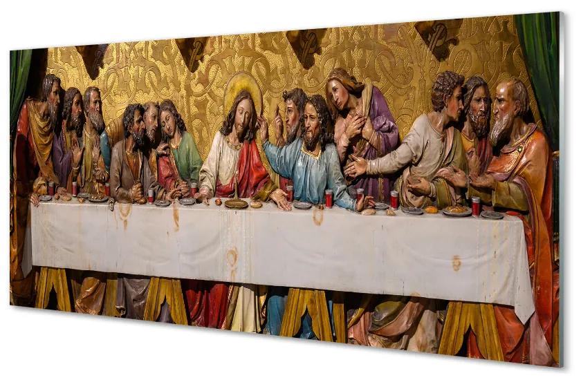 akrylový obraz Poslední večeře 140x70 cm