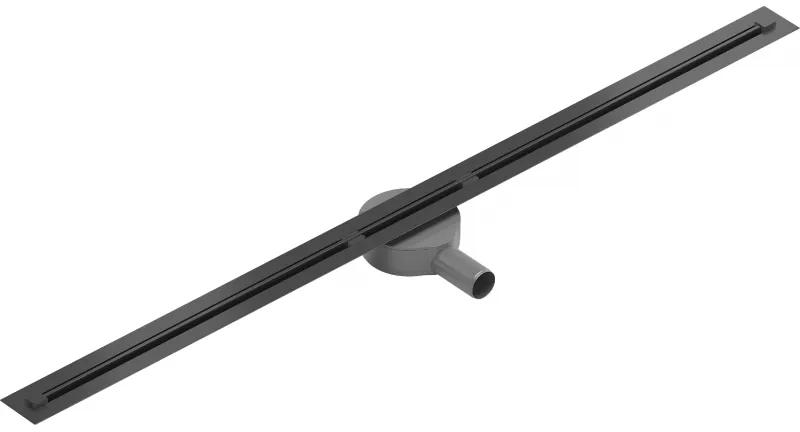Mexen Flat 360° Super Slim lineární odtok rotační 110 cm, Černá - 1751110