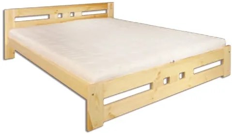 ImportWorld Dřevěná postel 180x200 Hector (Barva dřeva: Šedá)
