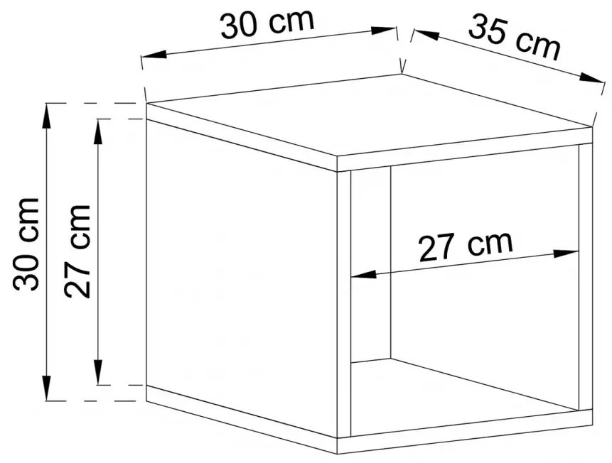 Úložný box, dub artisan, ENJOY ERR30