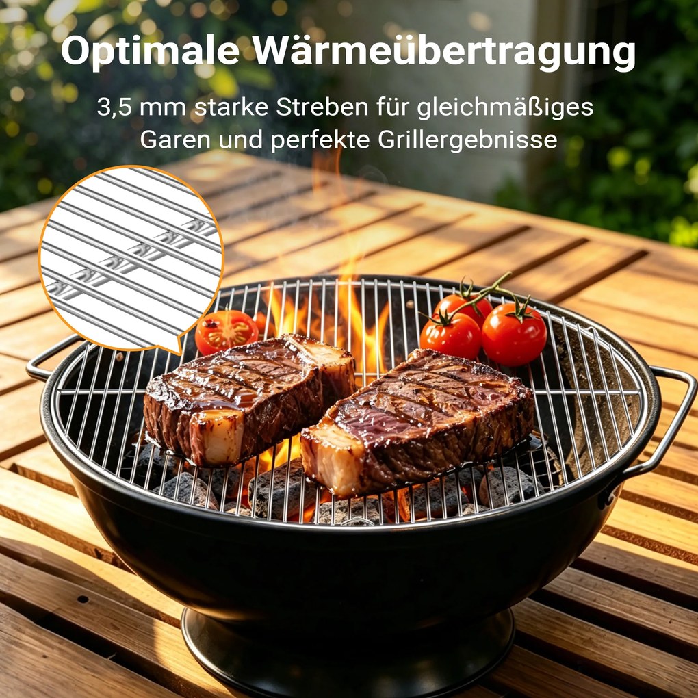 Grilovací rošt Wiltec – 55 cm (51522)