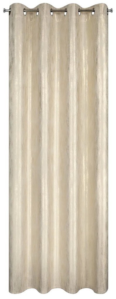 ZATEMŇOVACÍ ZÁVĚS NA KROUŽCÍCH EMILA 140X250 CM VZOROVANÁ