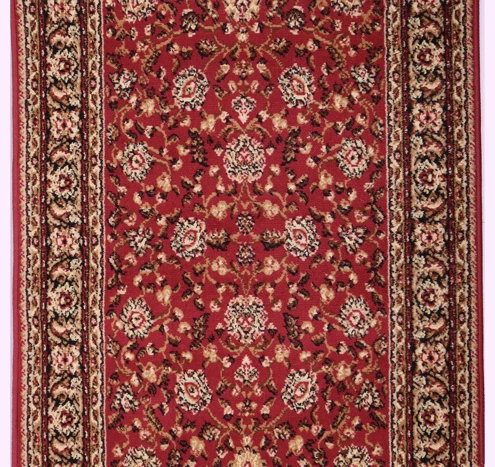 Weltom, Běhoun na míru Samira New 12003-023 red, šíře 100 cm, červená, chodba / předsíň