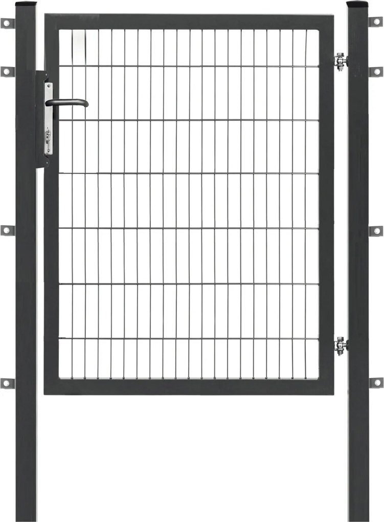 Floraworld Jednokřídlá branka Premium dvojitá výplň antracitová 120 x 140 cm