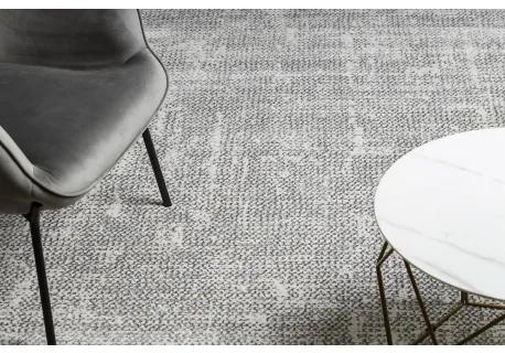 Moderní koberec TULS strukturální, střapce 51325 melanž slonová kost velikost 240x330 cm | krásné koberce cz