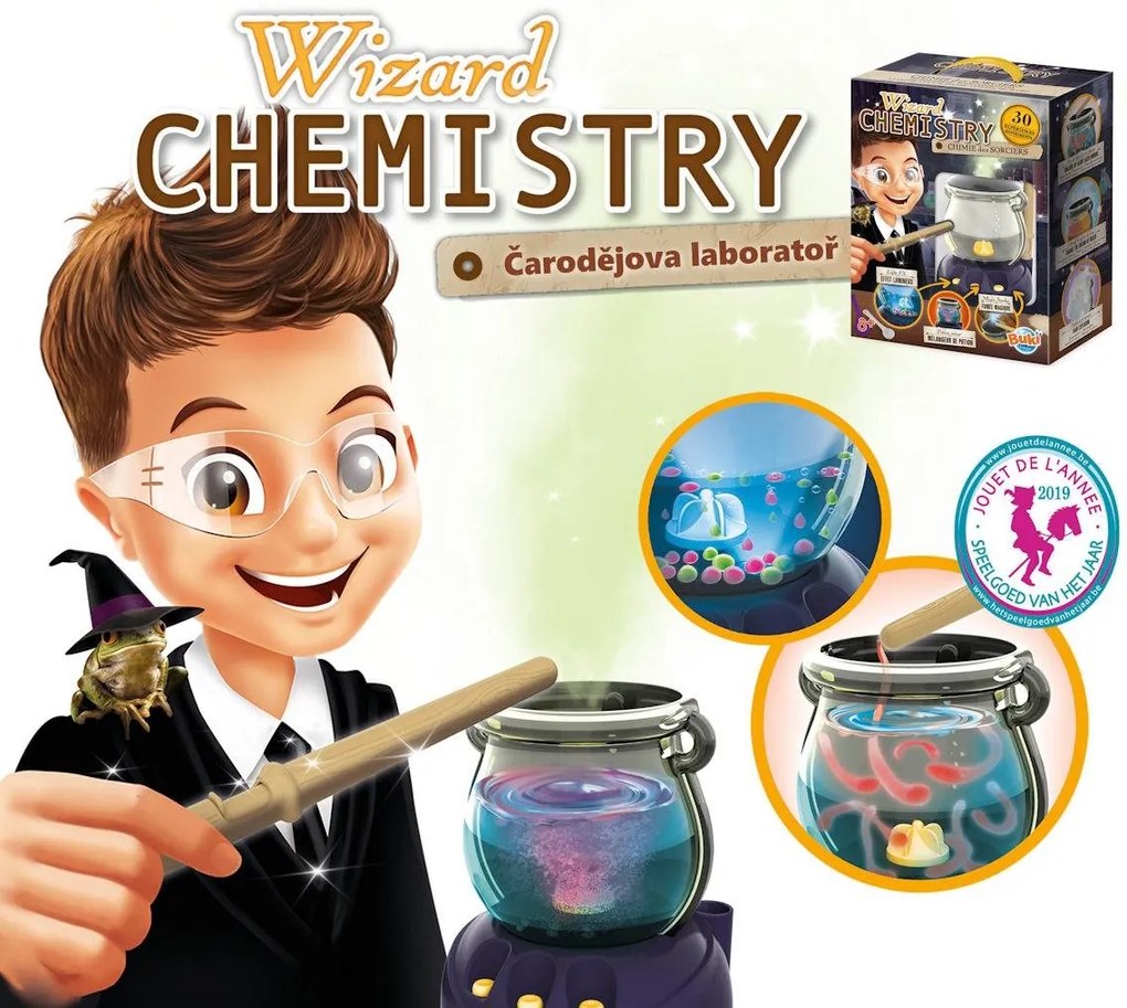 Experimentální sada buki france čarodějova chemická laboratoř