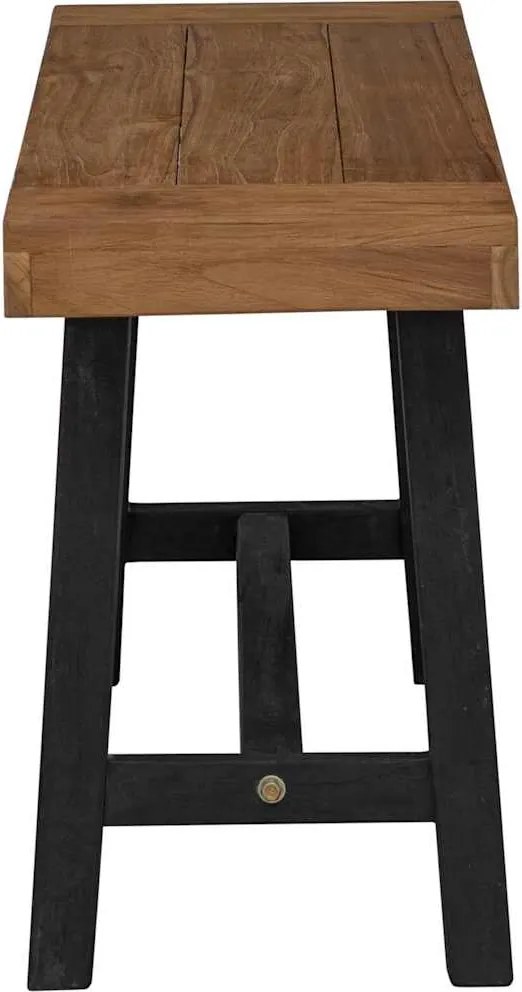 Lavice 80 cm masivní teakové dřevo 340742