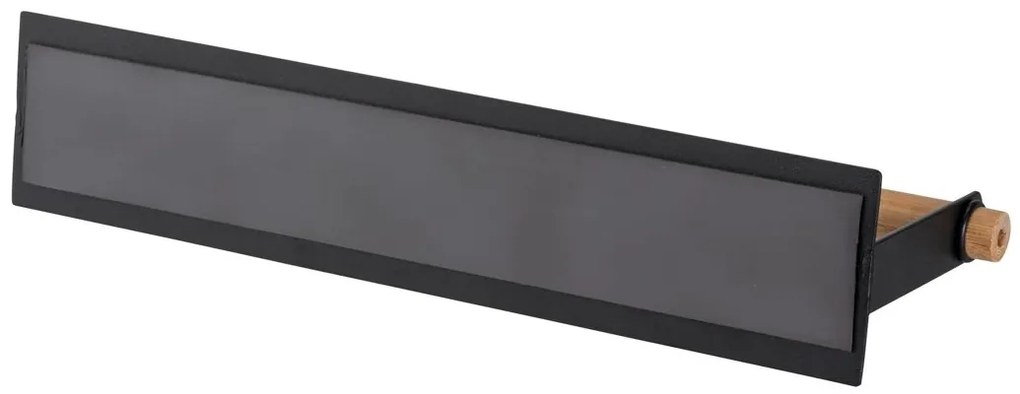 Držák na papírové utěrky MAGNA, magnetický, 30 cm, černý, WENKO
