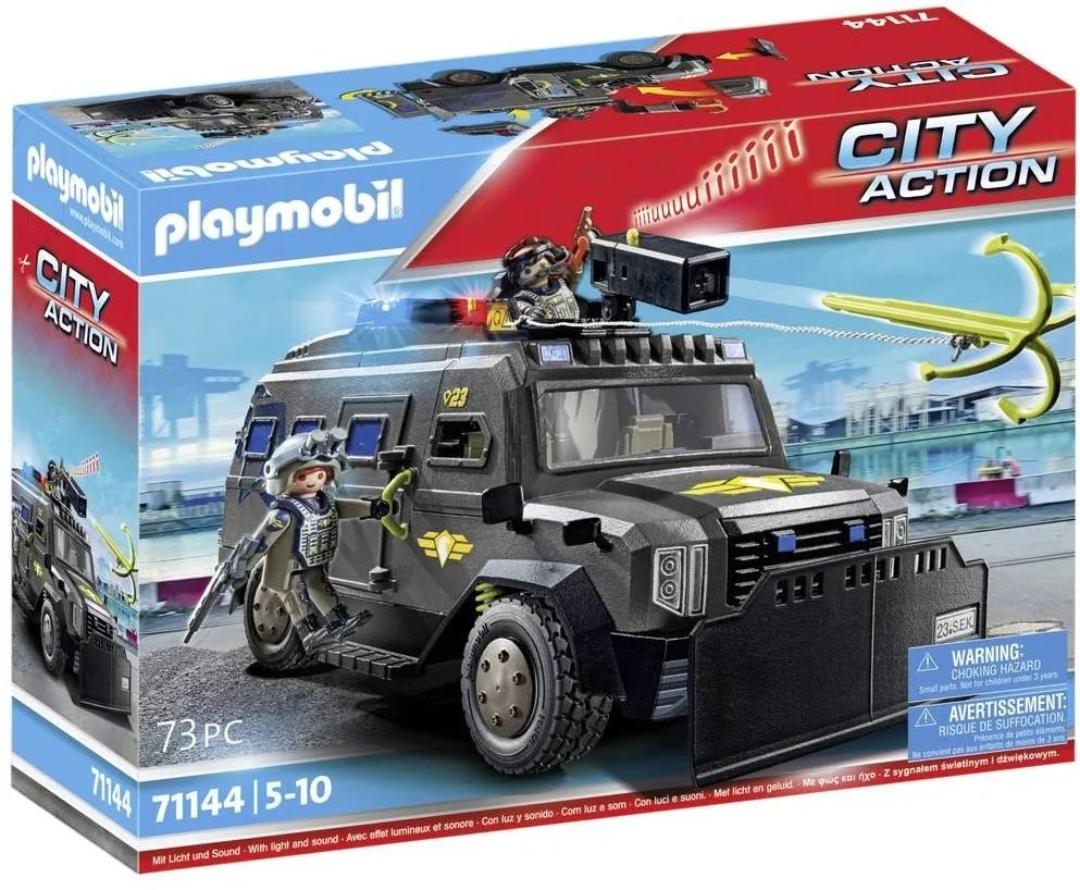 Stavebnice playmobil 71144 terénní vozidlo speciální jednotky