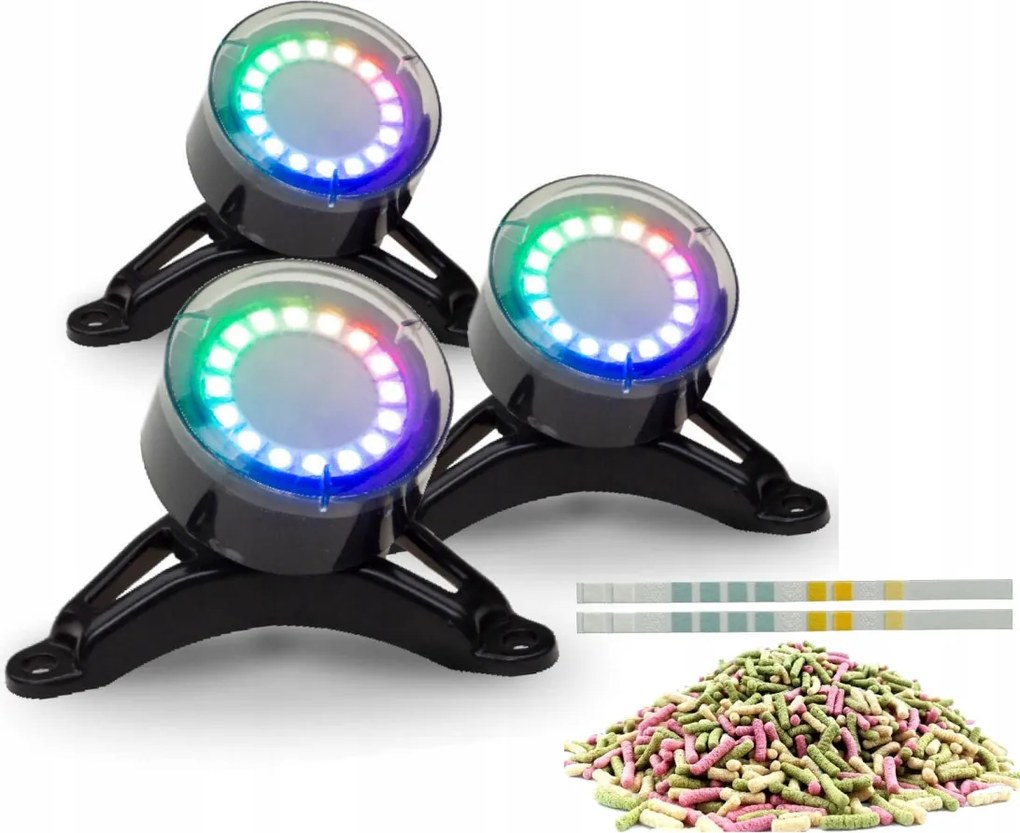 Aquael WaterLight Trio Colour – 3 barevné Led lampy bonus