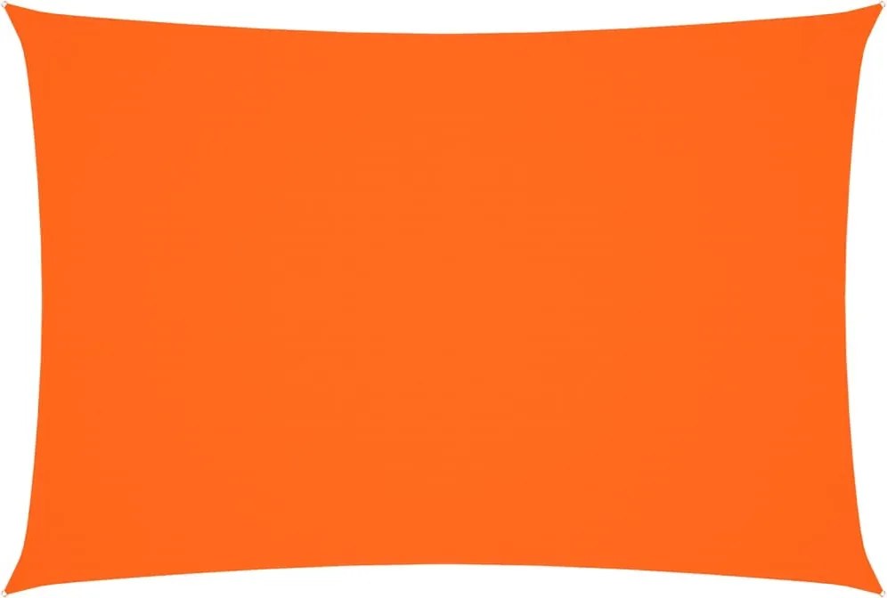 Stínící plachta oxfordská látka obdélníková 2,5 x 4,5m oranžová 135703