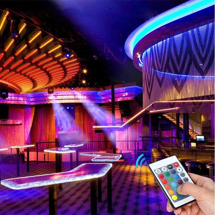 Verk Group Led páska 3528 rgb 4,5 m vodotěsná sada dálkového ovládání
