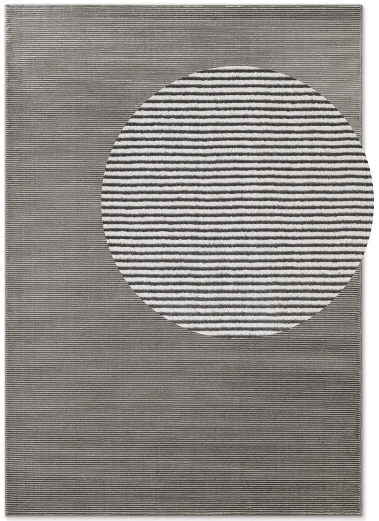ELLE Decoration, Kusový koberec Perles 106187 Cream Anthracite z kolekce Elle, 200x280, šedá, ložnice