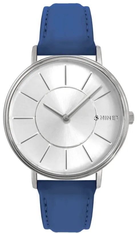 Modré dámské hodinky MINET BROADWAY SAILOR BLUE + SILVER MWL5037