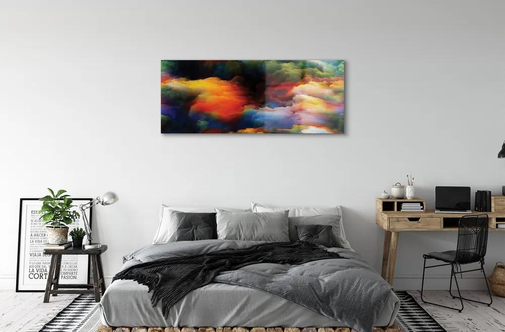 akrylový obraz fraktály 120x60 cm
