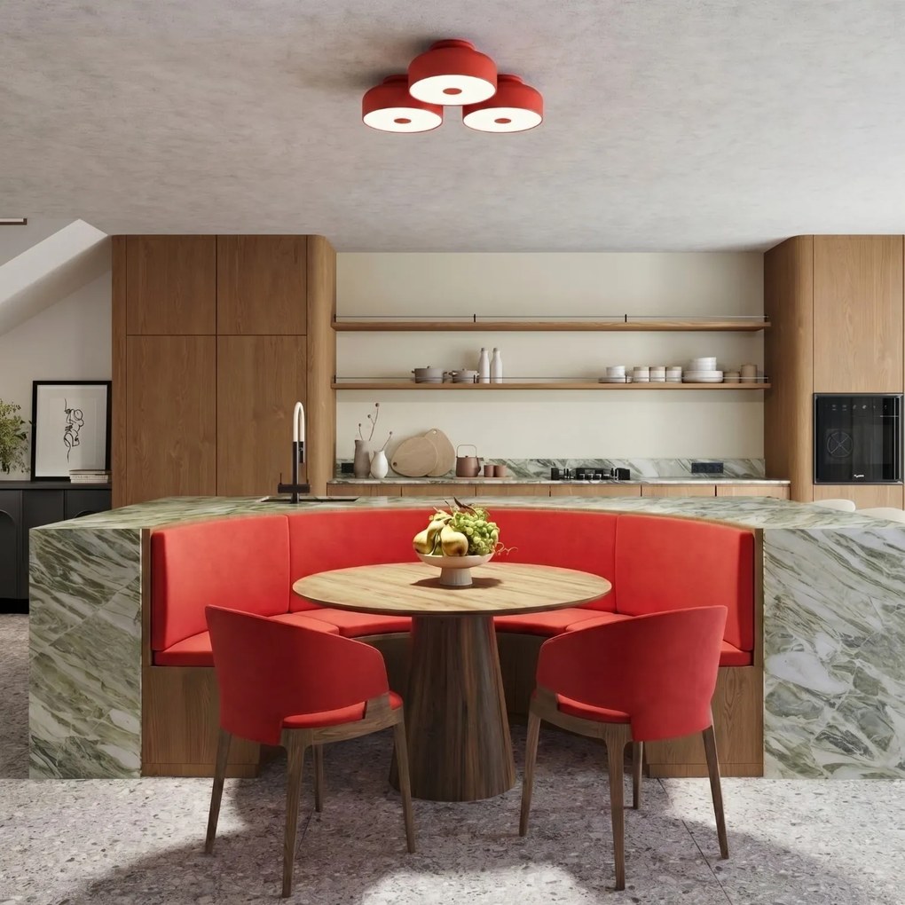 Sollux Lighting Stropní svítidlo OMIQ červené