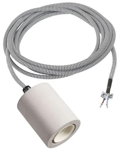 BIG WHITE 1000585 FITU závěsné svítidlo E27 beton 2,5m kabel s otevřeným koncem max. 60W