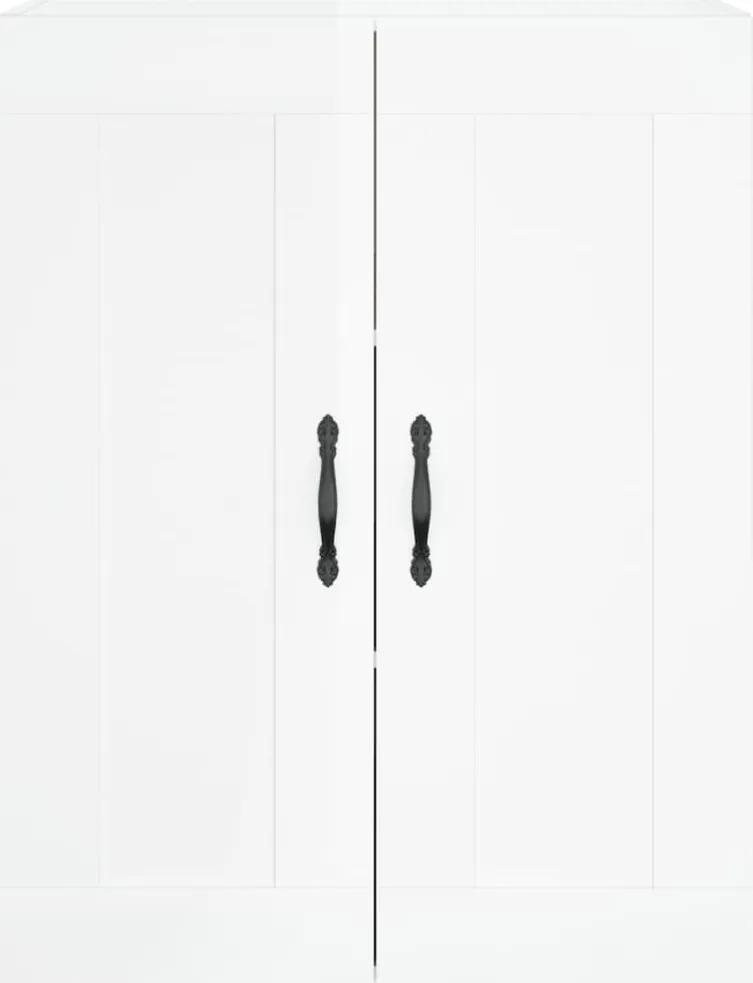 vidaXL Skříň highboard 69,5 x 34 x 180 cm kompozitní dřevo [3199651] Barva: Bílá