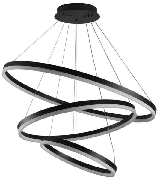 LED Stmívatelný lustr na lanku LED/125W/230V 3000-6500K + dálkové ovládání