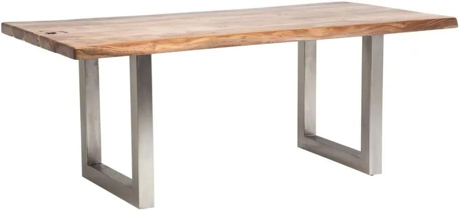 Jídelní stůl s deskou z akáciového dřeva Kare Design Pure, délka 195 cm