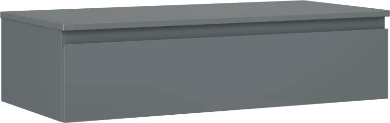 Mexen Orio, koupelnová skříňka 100 cm s horní částí, 1 zásuvka, grafitová matná, 91A10-10023-1-BFC66