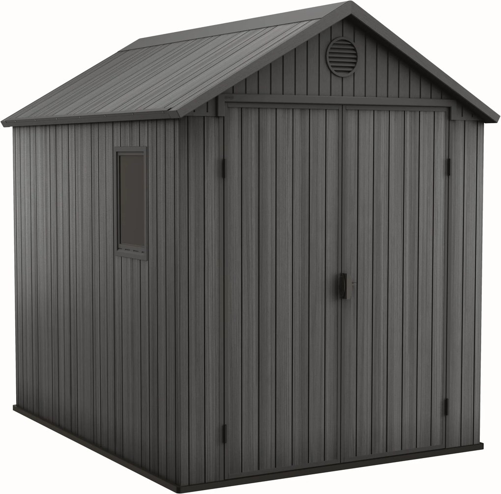 KETER DARWIN 6 x 8 zahradní domek, 190 x 244 x 221 cm, šedý 17210355