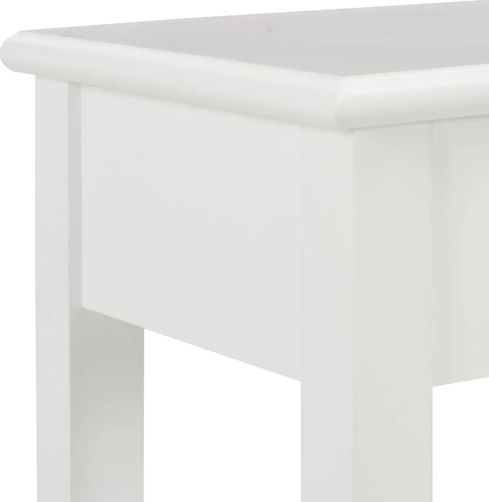 vidaXL Konzolový stolek 110 x 35 x 80 cm dřevo [249900] Barva: Šedá