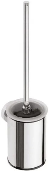 Sapho, X-ROUND WC kartáč válcový, malý, černý kartáč, chrom, XR305