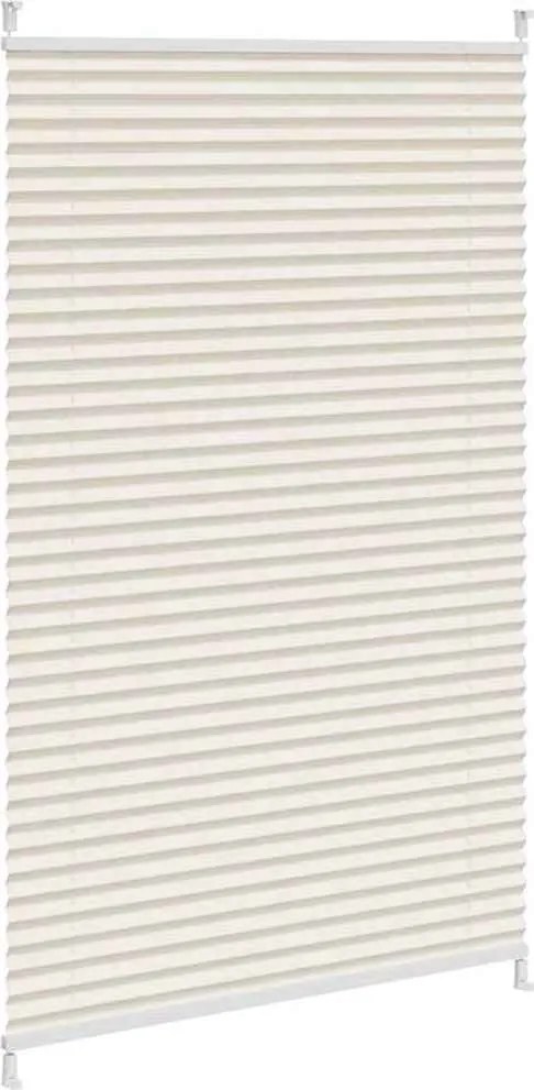 vidaXL Plisované žaluzie / rolety Plisse 70 x 125 cm - [240598] Barva: krémová