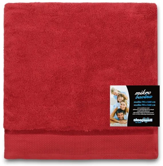 SVITAP sleep well Ručník Star 450 g/m2  Ručník Star 50x100 cm bordó