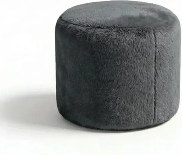 Sablio Taburet Circle SOFTY - Graphite - 38x48 cm