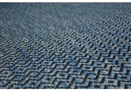 koberec SISAL LOFT 21144 modrý/černý/stříbrný velikost 200x290 cm | krásné koberce cz