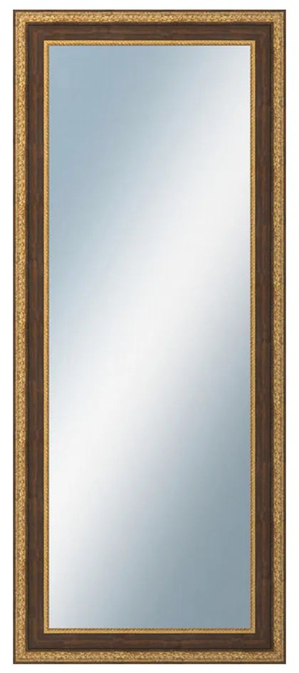 DANTIK - Zarámované zrcadlo - rozměr s rámem cca 50x120 cm z lišty KLASIK hnědá (3004)