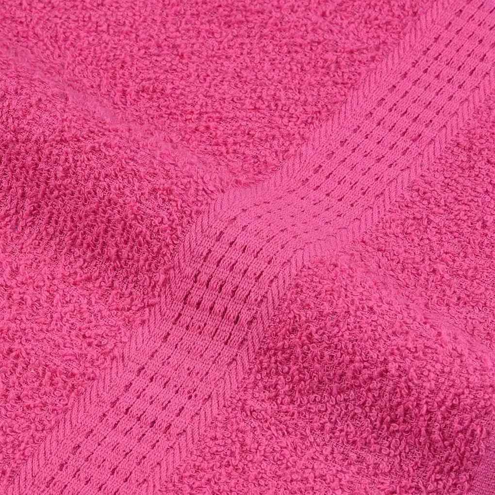 Ručníky pro hosty FROGN 4 ks růžové 30x50 cm 360 g/m² 137044