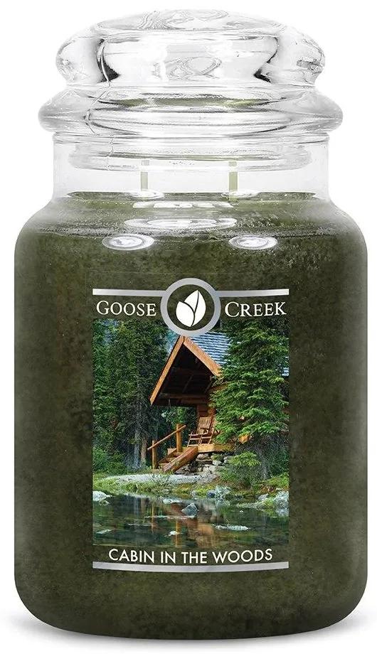 Goose Creek Candle svíčka Domek v lese - Cabin in the Woods, 680 g