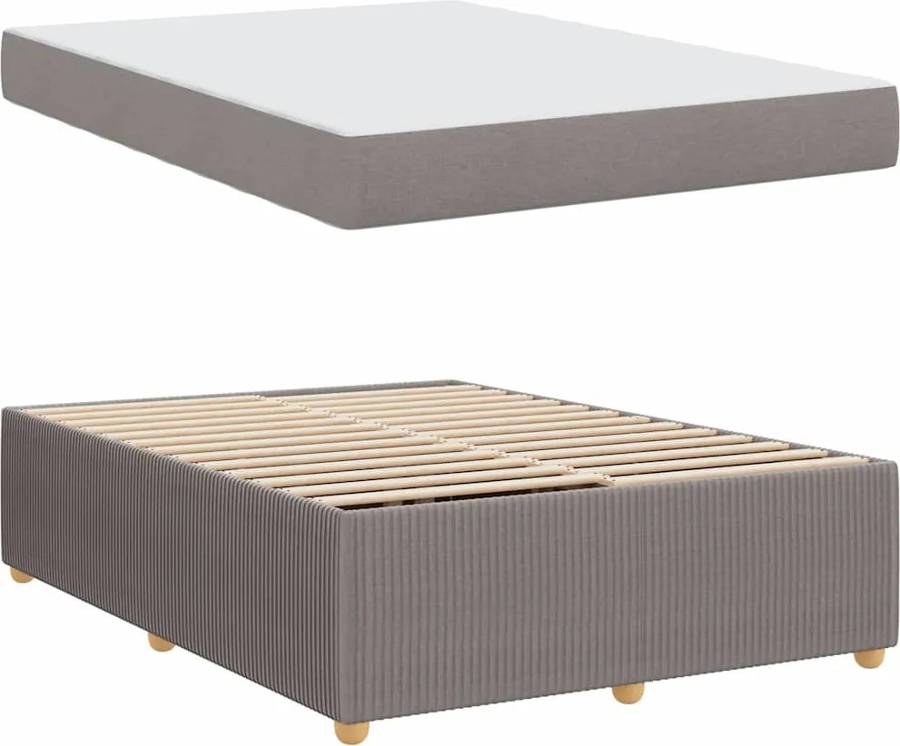 Rám postele Taupe 160 x 200 cm textil 3398409