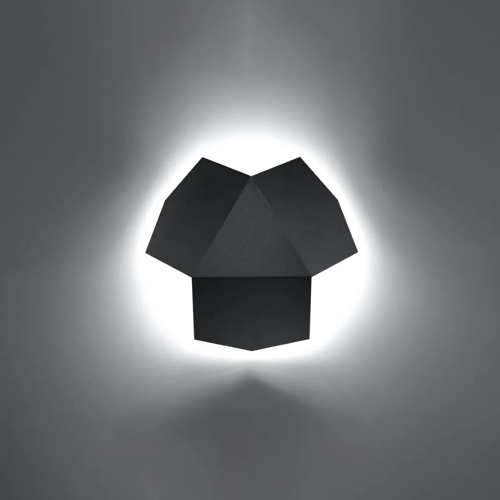Sollux Lighting Nástěnná lampa TRE černá